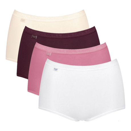 Sloggi Basic Maxi Brief 4 pack | AmpleBosom.com